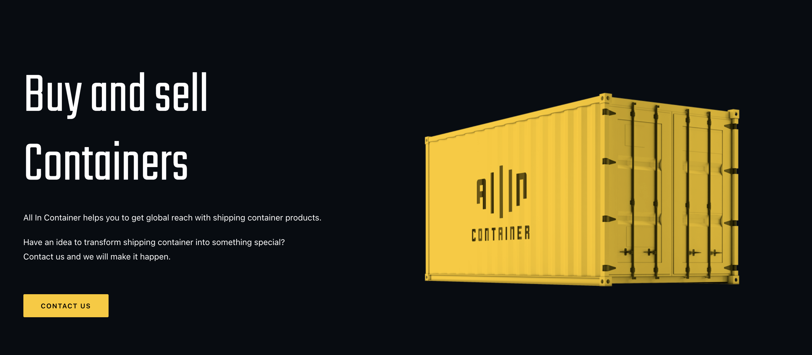 All In Container - Custom Container Solutions